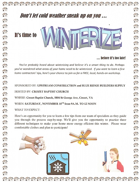 Learn to Winterize your Home - RealCrozetVA